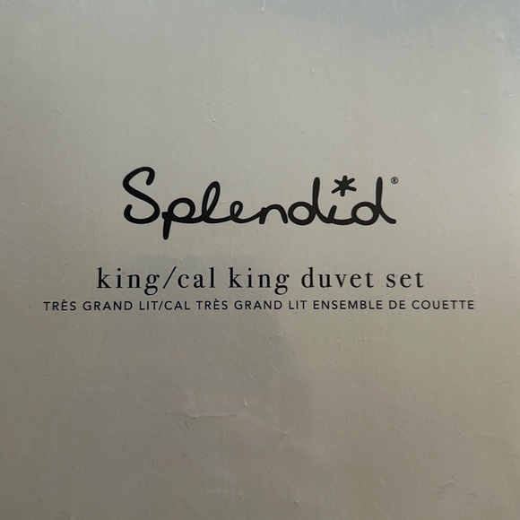 Splendid | Bedding | Nwt Splendid Kingcal King Duvet Cover With 2 King ...